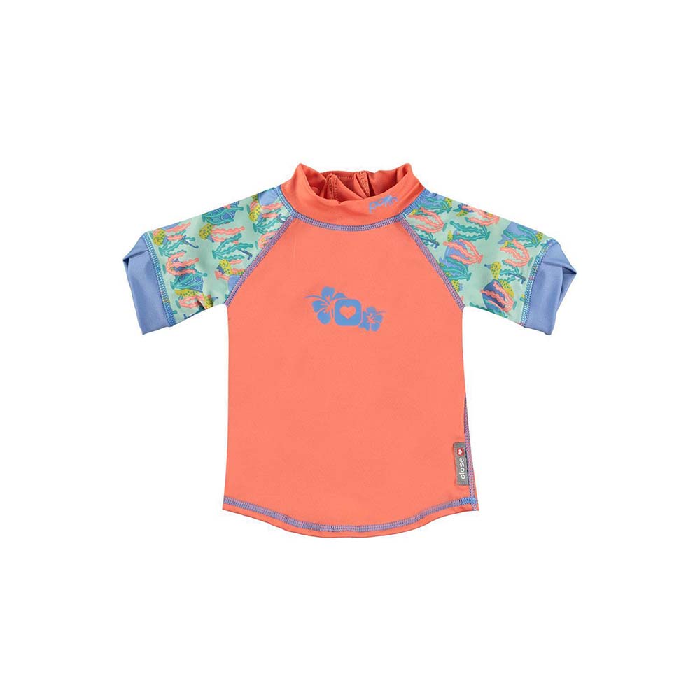 Short sleeved swim rash vest to protect baby & toddler from the sun ...