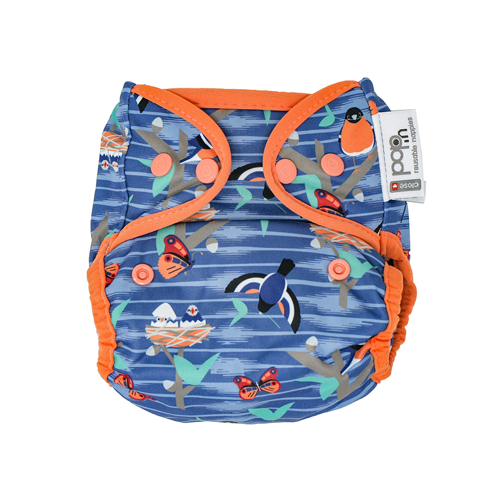 Close Pop-in All-In-Two One-size Bamboo Reusable Popper Nappy - Unisex ...